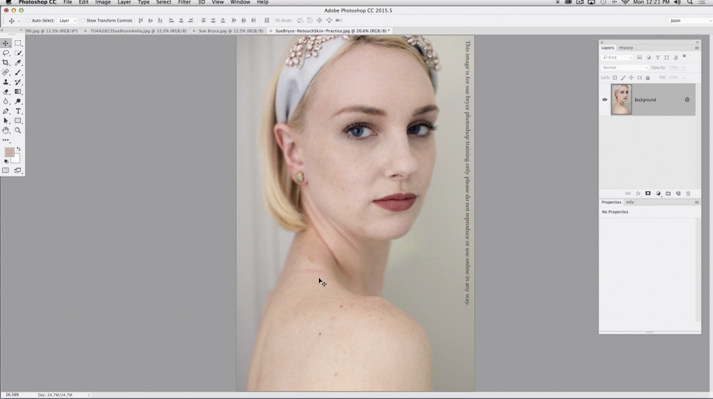 Sue’s 2 Minute Retouching - Photoshop Retouching - The Portrait System